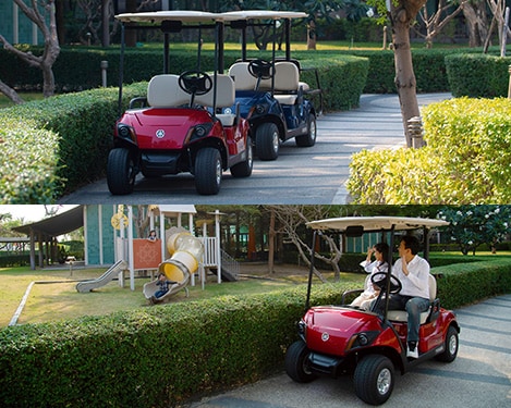CRUISE PTV, 4pass/6pass - Golfcar/resort/utility | Yamaha Motor Co., Ltd.